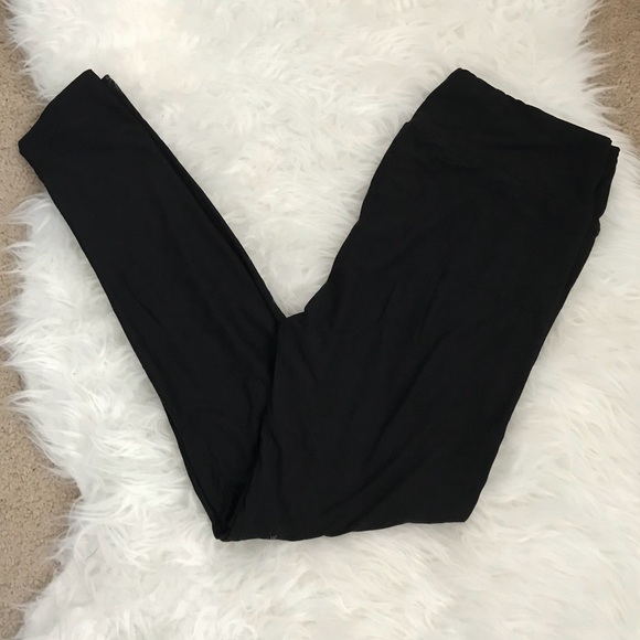 LuLaRoe | Pants & Jumpsuits | New Lularoe Buttery Soft Tc Solid Black Leggings | Poshmark